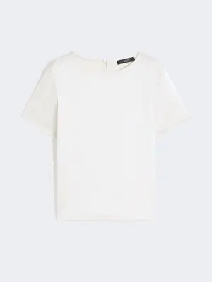 Max Mara Satin And Jersey T-shirt
