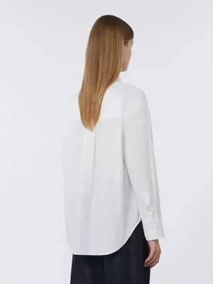 Max Mara Cotton Oxford Shirt - White