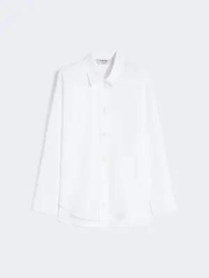 Max Mara Cotton Oxford Shirt - White