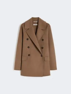 Max Mara Double-faced Wool Broadcloth Jacket