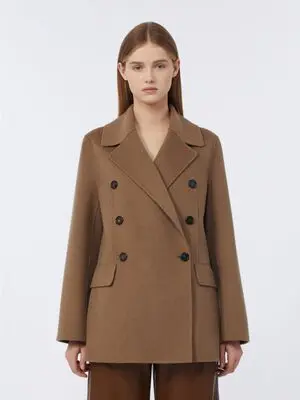 Max Mara Double-faced Wool Broadcloth Jacket
