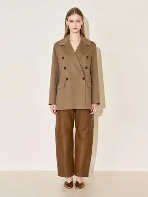 Max Mara Double-faced Wool Broadcloth Jacket