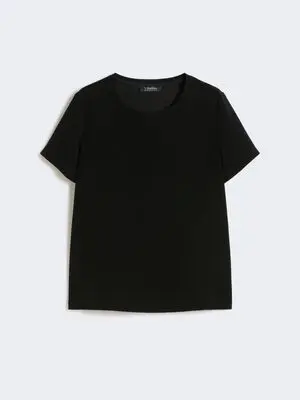 Max Mara Satin T-shirt - Black