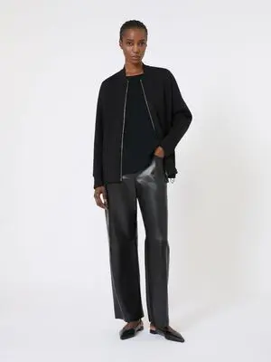 Max Mara Satin T-shirt - Black