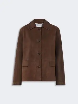 Max Mara Suede Single-breasted Jacket