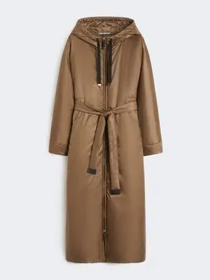 Max Mara Long Water-repellent Canvas Padded Parka