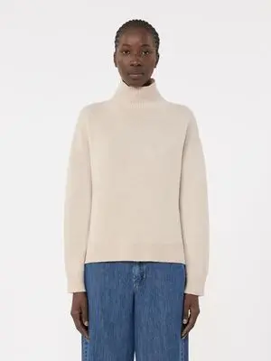 Max Mara Wool And Cashmere Polo-neck Sweater
