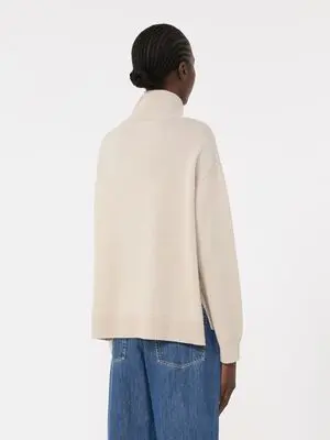 Max Mara Wool And Cashmere Polo-neck Sweater