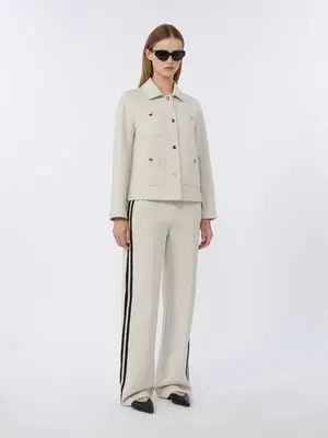Max Mara Boxy-fit Scuba Jersey Jacket