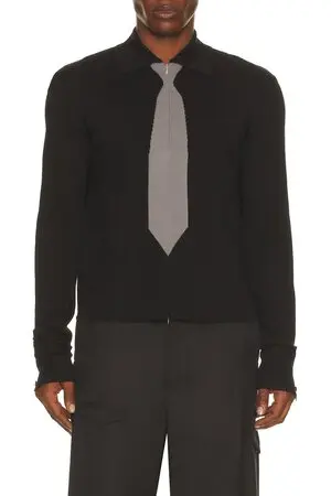 SPENCER BADU Knit Tie Shirt