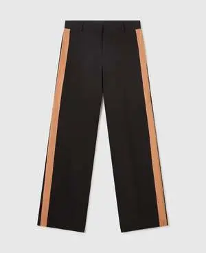 Stella McCartney Pleated Wide-leg Trousers - Black