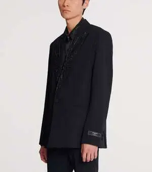 Balmain Wool Embellished Blazer