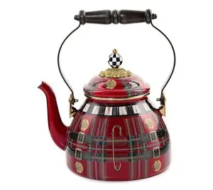 MACKENZIE-CHILDS As Is The Kilted Tea Kettle Collective - One-color