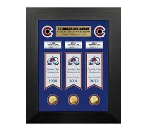 HIGHLAND MINT Colorado Avalanche Deluxe Stanley Cup Banner - One-color