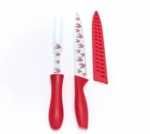 TEMP-TATIONS As Is 2-pc 12.5' Carving Knife And Fork Set - One-color
