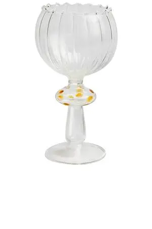 GOHAR WORLD Istanbul Wine Glass - Amber