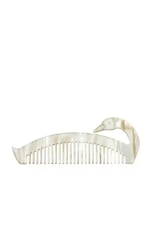 GOHAR WORLD Swan Hair Comb - Nougat