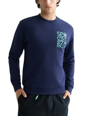Scotch & Soda Left Chest Logo Sweatshirt
