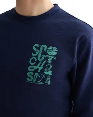 Scotch & Soda Left Chest Logo Sweatshirt