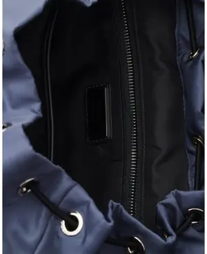 Prada Re-nylon And Leather Backpack - Blue