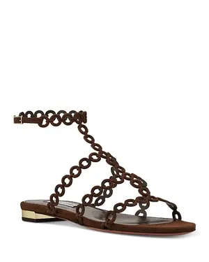 AQUAZZURA Infinity Chain Sandals