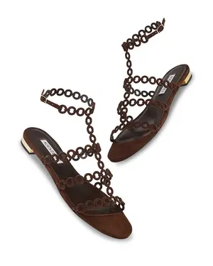 AQUAZZURA Infinity Chain Sandals