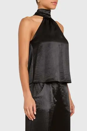 Amanda Uprichard Fontana Halter Neck Top