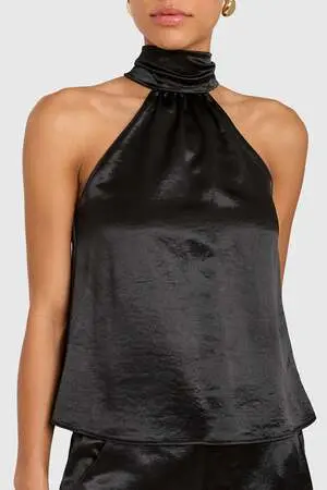 Amanda Uprichard Fontana Halter Neck Top