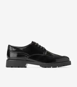 Cole Haan Treena Lug Oxfords - Black