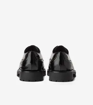 Cole Haan Treena Lug Oxfords - Black