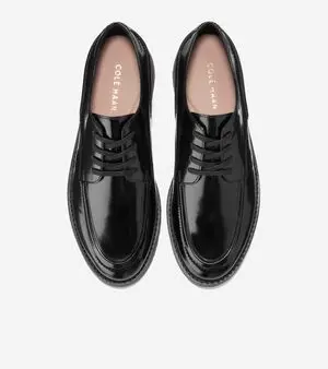 Cole Haan Treena Lug Oxfords - Black