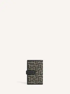 Balmain Pulse Holder Monogram Jacquard Card Holder