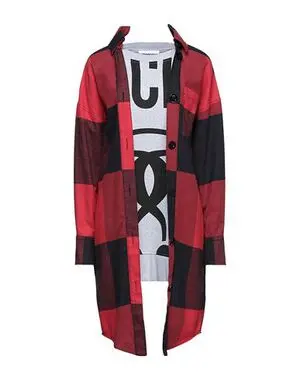 Moschino Couture Mini Dress In Cotton - Red