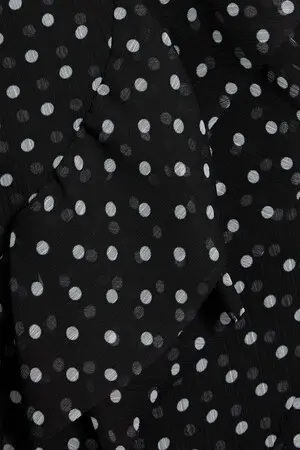 Alice + Olivia Laverne Ruffled Polkadot Maxi Dress