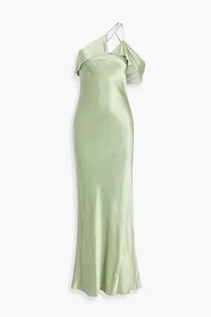One Shoulder Silk Gown
