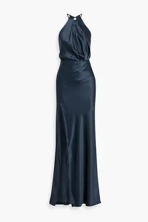 Navy Satin