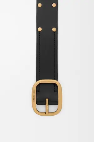 LOEWE Studded Classic Calfskin Belt