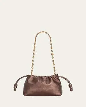 Loewe Flamenco Clutch Bag - Bronze
