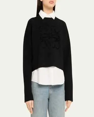 Loewe Anagram Wool-blend Sweater