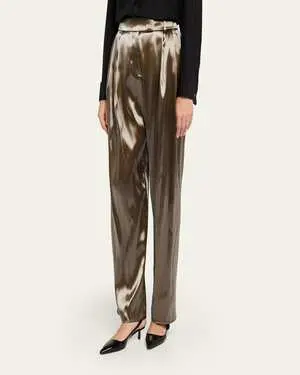 Giorgio Armani Liquid Silk Trousers