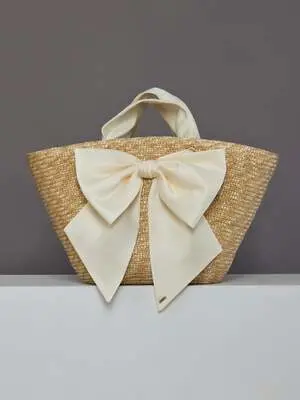 Eugenia Kim Carlotta Woven Straw Tote - Natural
