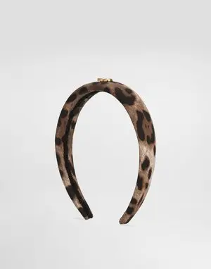 Dolce & Gabbana Leopard- Stretch Drill Headband