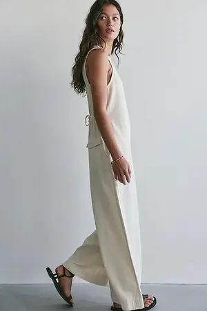 Free People We The Free Do No Wrong Jumpsuit - Ecru