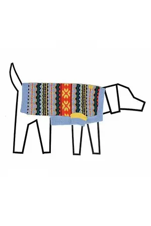 WARE OF THE DOG Fairisle Floral Sweater