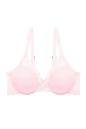 Natori Feathers Full Figure Contour Underwire Bra - Pink