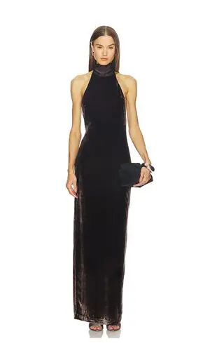 SRG Delia Halter Maxi Dress