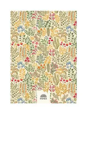 Papier Fairy Flies Hardcover Wellness Journal In Yellow