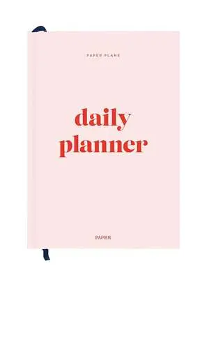 Papier Joy Hardcover Daily Planner - Pink