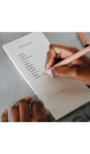 Papier Colorblock List Notepads In Pink