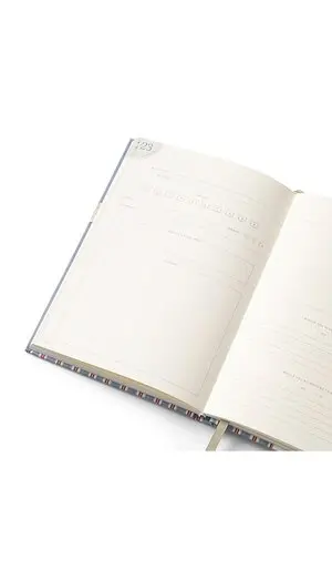 Papier Bibliotheque Reading Journal In Blue